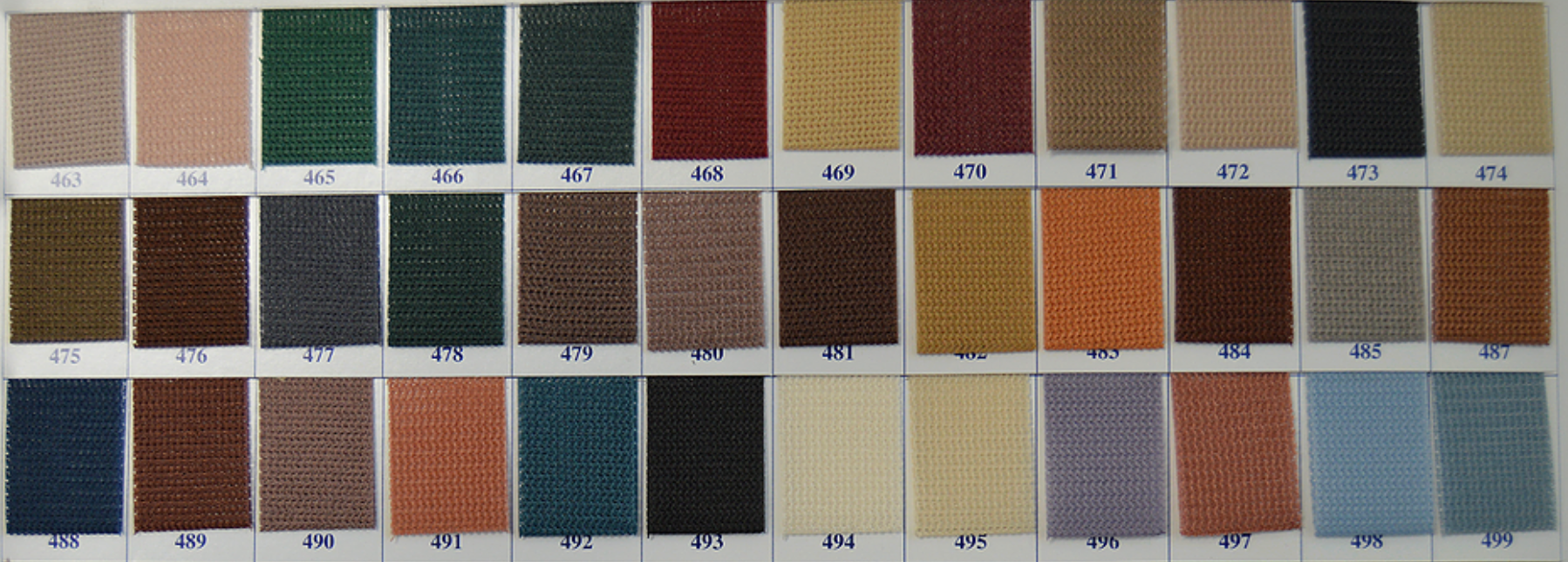 7/8" Binding Tape (144 yards) Colors 400-499 – PreFloorTools.com